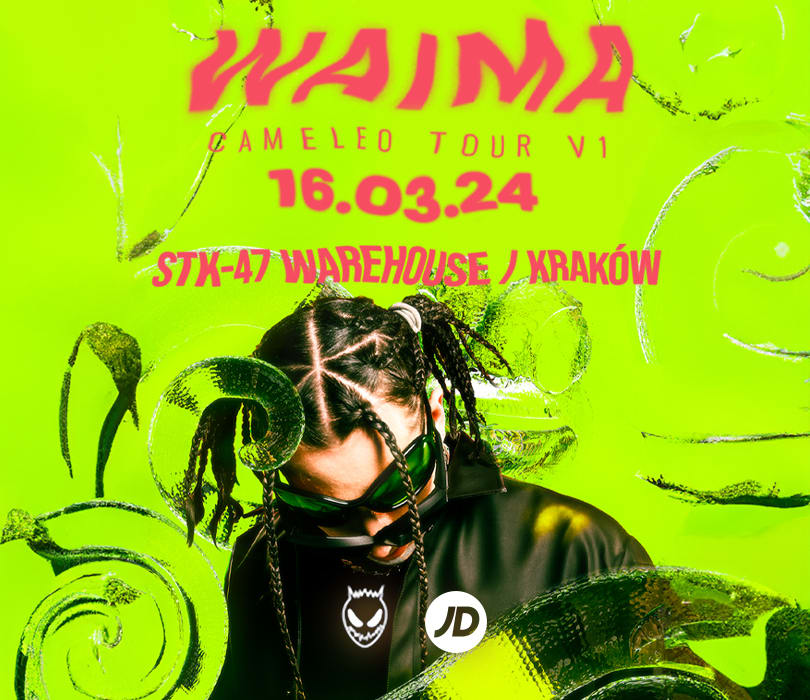 WAIMA | CAMELEO TOUR | KRAKÓW, Bilety na Koncerty, Kraków | Going.